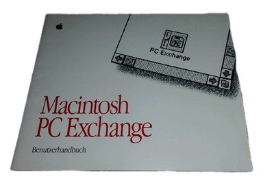 Apple Macintosh PC Exchange Computer Handbuch deutsch | eBay