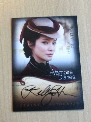 2012 Cryptozoic Vampire Diaries Season 1 autograph Kelly Hu as PEARL ...