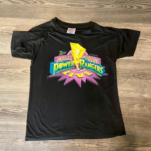 Mighty Morphin Power Rangers Live Show 1990s 7up T-Sh… - Gem