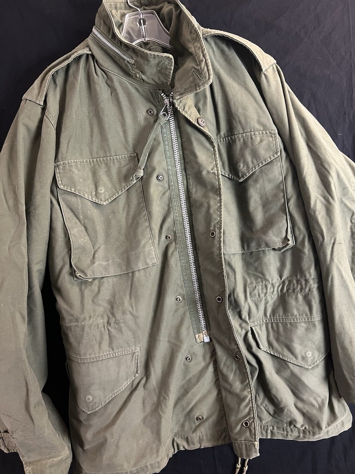 VTG US Army USMC RARE 1960s OG 107 M65 Field Jacket S/M Regular Long ...
