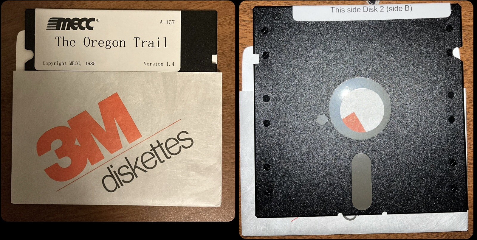 🧃☑️ 🍎 MECC The Oregon Trail for Apple II+ IIe IIc IIGS - NEW Disk v1.4 ...