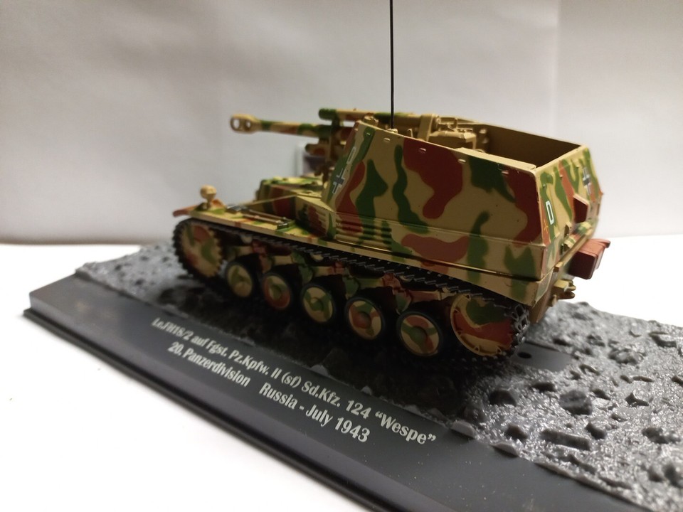 1/43, Char FH18/2 WESPE sdkfz 124, 20e Panzer Div, WW2, Russia 1944 ...