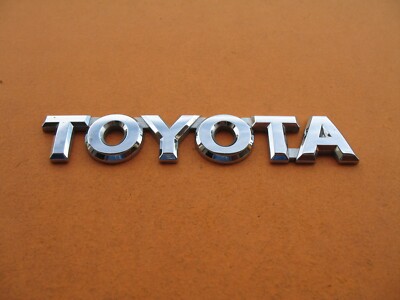 04 05 06 07 08 09 TOYOTA PRIUS REAR LID CHROME EMBLEM LOGO BADGE SIGN ...