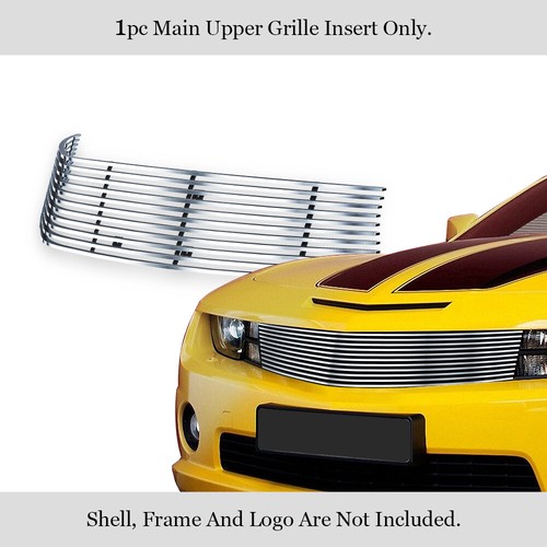 For 2010-2013 Chevy Camaro Short Upper Stainless Silver Billet Grille ...