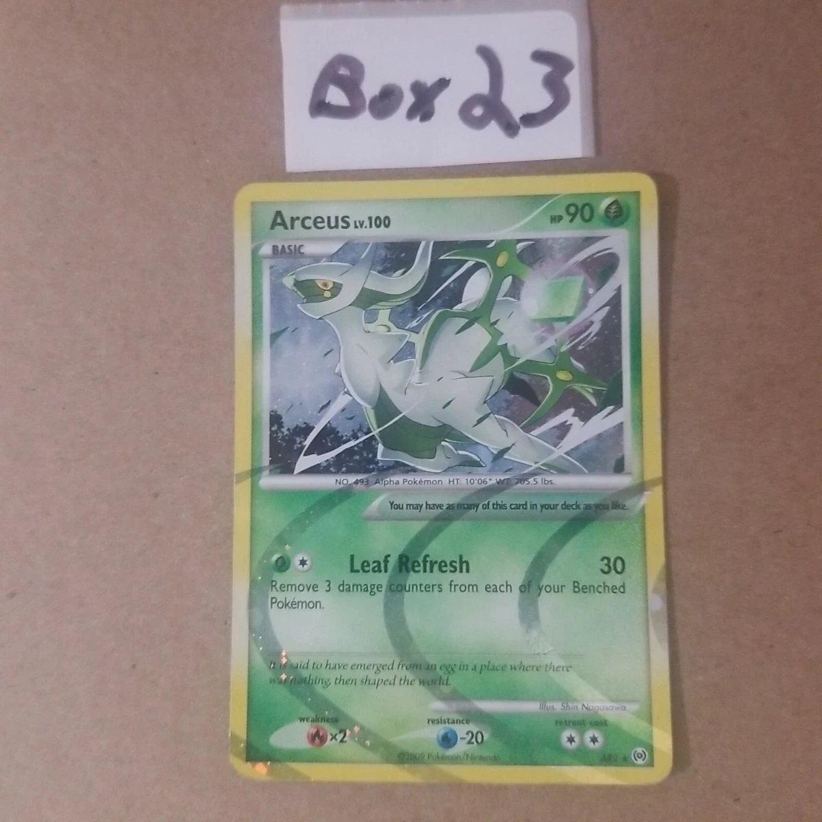Grass Arceus Card