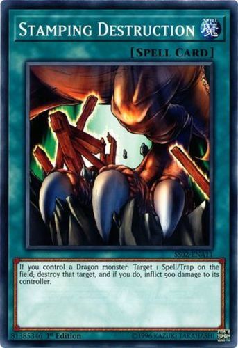 Stamping Destruction - SS02-ENA11 - Common - 1st Edition NM YuGiOh ...