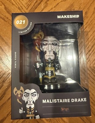 Wizard 101 Makeship Malistaire Drake 021 Limited edition Vinyl Figure ...