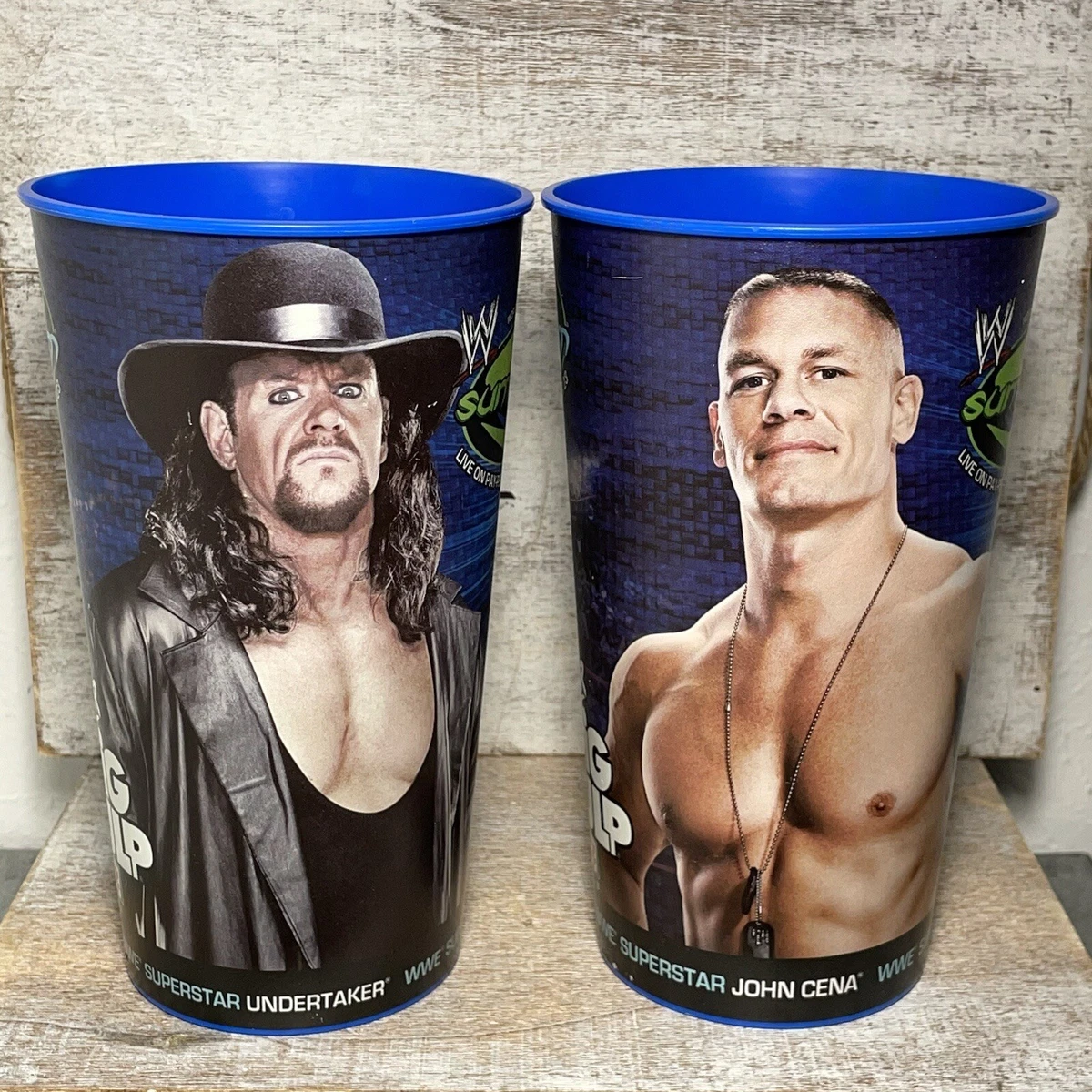 WWE 7-Eleven Big Gulp Cups (Undertaker,Edge, Triple H, Big, 51% OFF