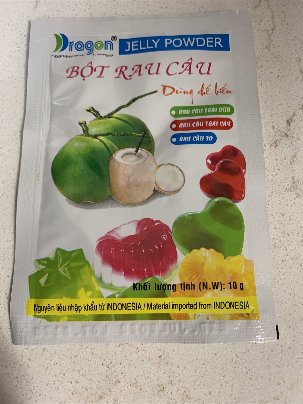 5 Agar Agar Jelly Powder Bột Rau Câu Dẽo Dragon Nguyen Long make ...