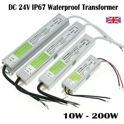 Unique Led Lighting System 200 Watt Transformer LED DRJ Series 24V DC,