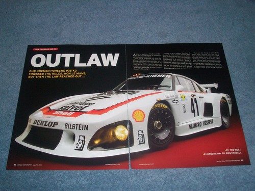1979 Porsche 938 K3 Le Mans Winning Race Car Article "Outlaw" | eBay