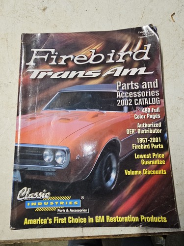 2002 Firebird Trans Am Parts & Accessories Catalog 1967-2001 Models | eBay