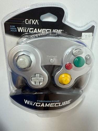 Cirka Silver Controller For Wii/GameCube With D-Pad Analog Stick L/R ...