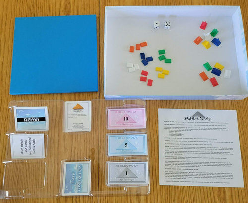 BibleOpoly Family Boardgame Monopoly Style Judeo Christian Religion ...