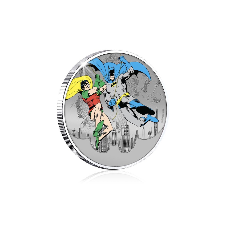 DC Comics Superhero Batman Silver Coin Colour Collection 2023 - Batman ...