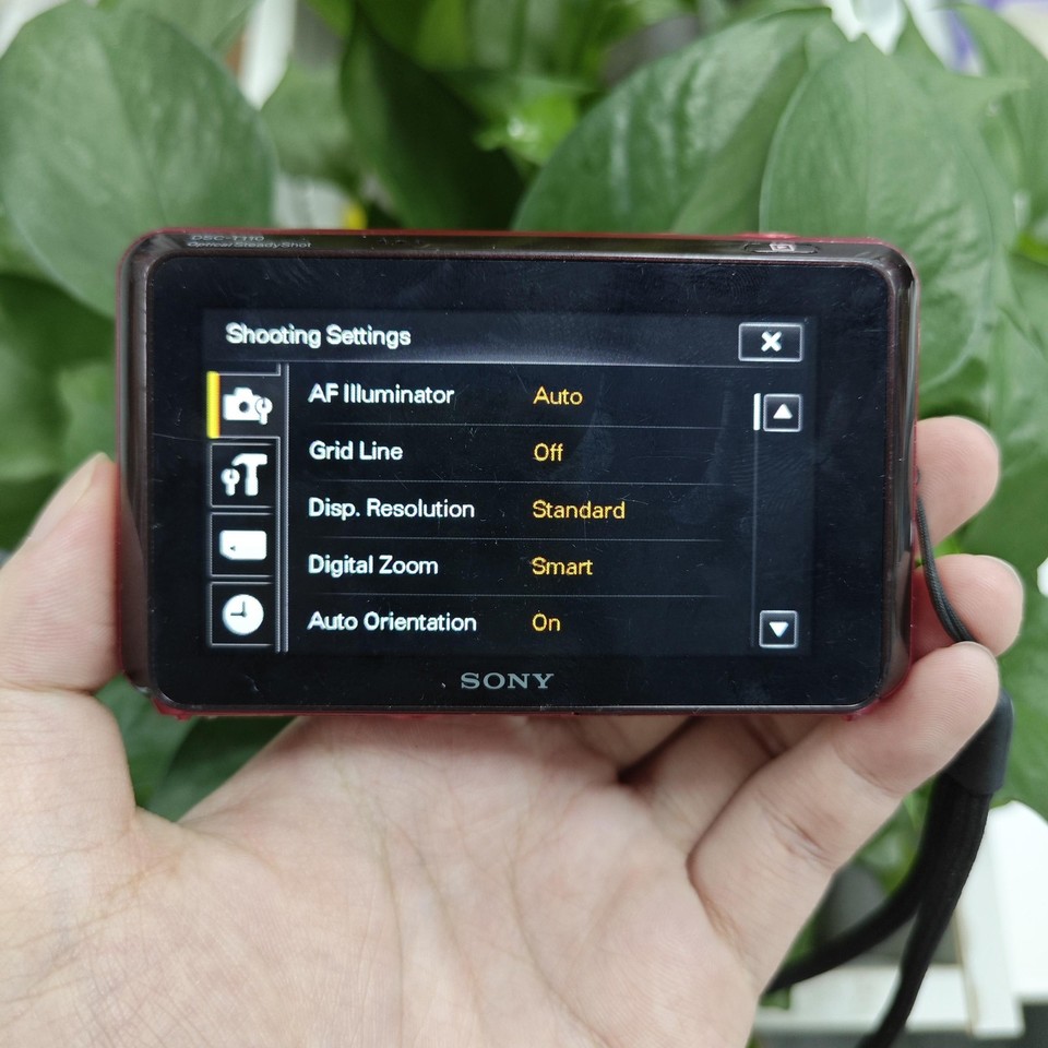 Sony Cyber Shot DSC-T110 Digital Camera 16.1MP 4x Optical Zoom Touch ...