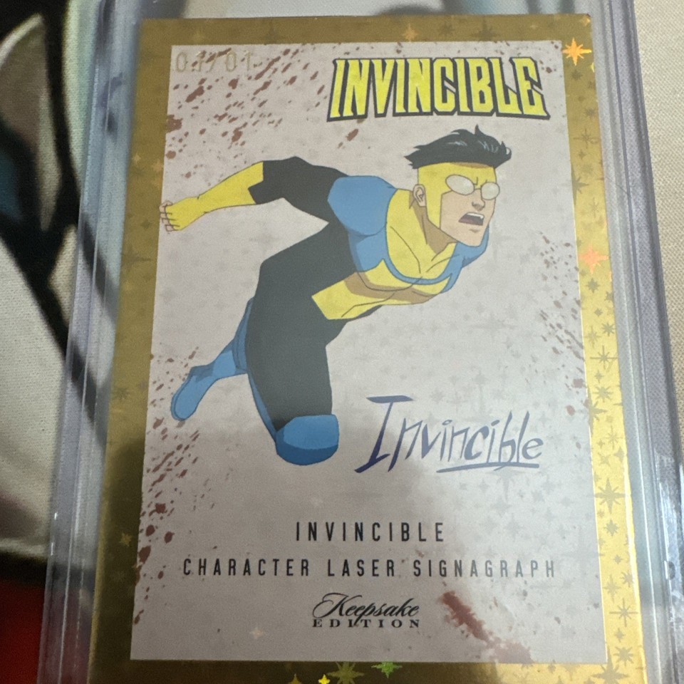 Keepsake Invincible Season 1 Character Laser Signagraph #’d 1/1 Only 1 ...