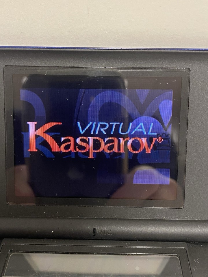 Gameboy Advance GBA Cartridge CHESS Video Game VIRTUAL KASPAROV Works ...