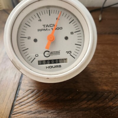 Gaffrig Boat Tachometer Gauge 3 3/8 Inch White | eBay