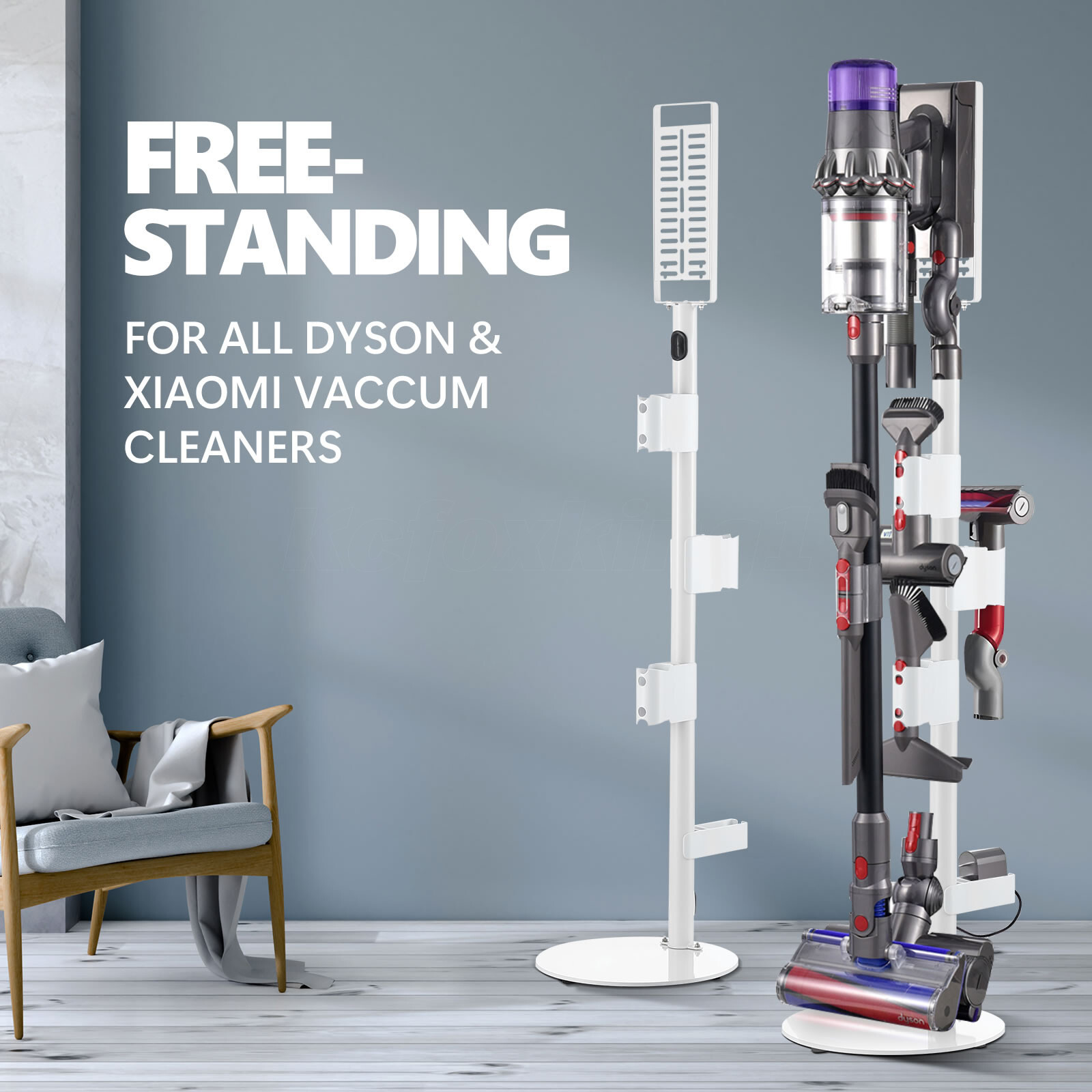 Cordless Vacuum Stand Vacuum Cleaner Rack Holder for Dyson Xiaomi ...
