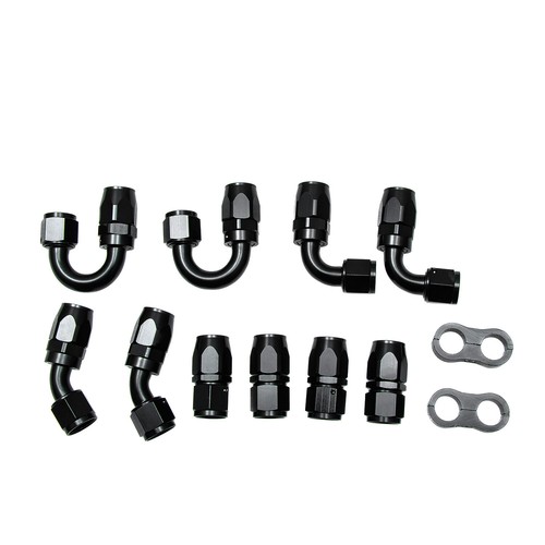 -10AN 16FT PTFE Fuel Line Kit AN10 E85 Nylon Braided Fuel Hose (1/2Inch ...