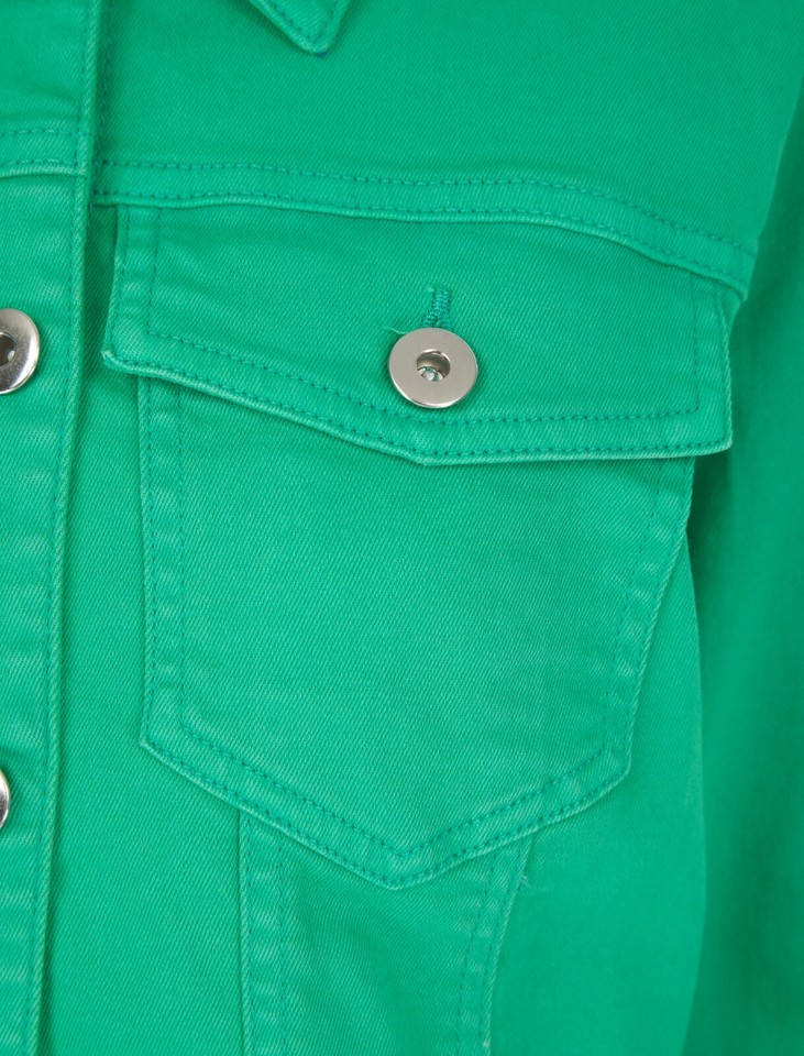 Womens Ladies Amara Reya Stretch Denim Jacket Soft Cotton Summer ...