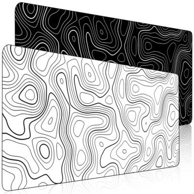 Upgraded Extended Size Computer Keyboard Rubber Mat Desktop Mouse Pad ...
