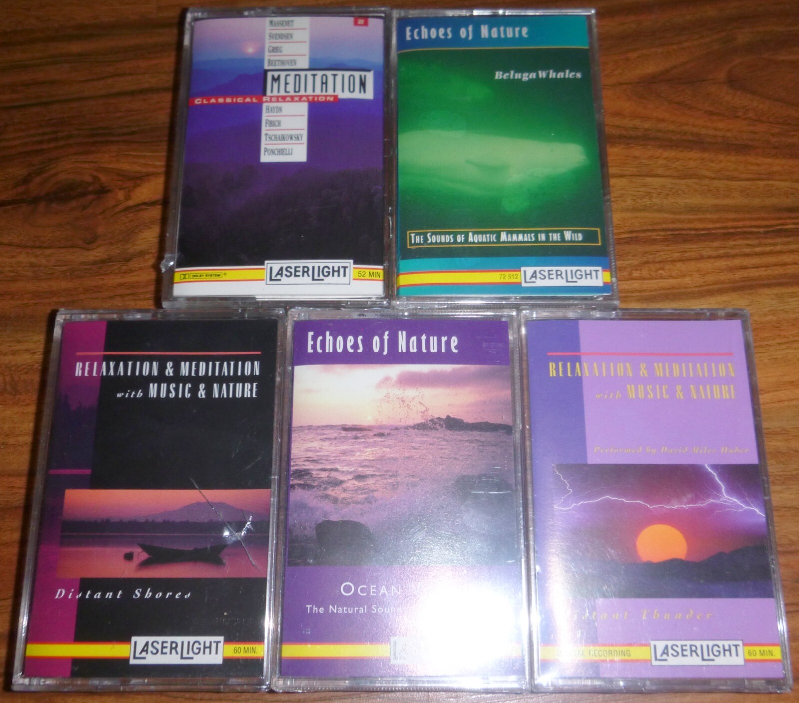Lot of 5 LaserLight Relaxation & Nature - Cassette Tape BRAND NEW | eBay