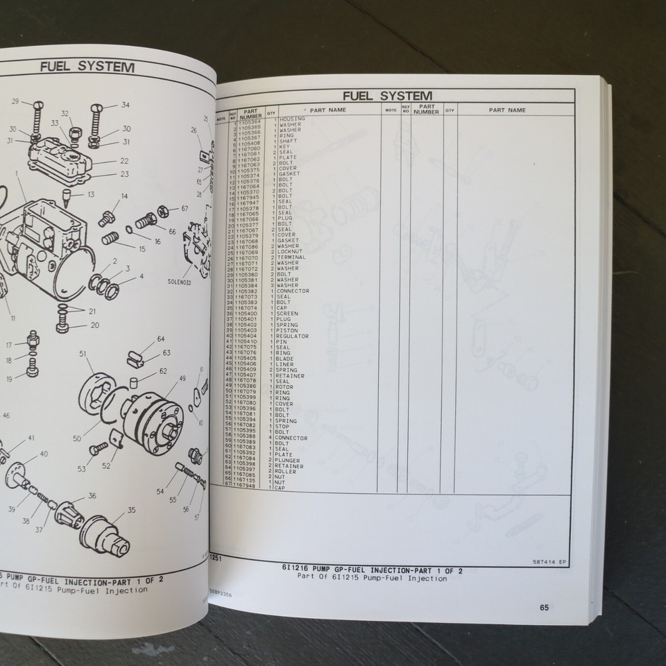 CAT Caterpillar 438B Backhoe Loader Parts Manual Book 3KK series spare ...