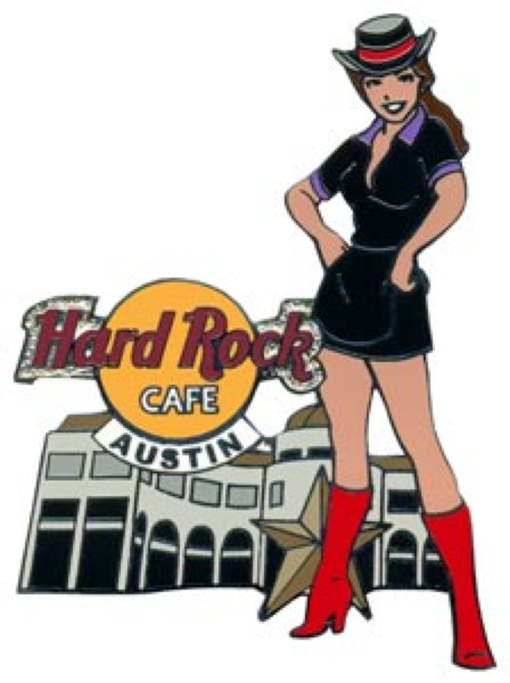 Hard Rock Cafe 2004 Girls of Rock GOR #3 PINS Sexy Servers -- You Pick ...