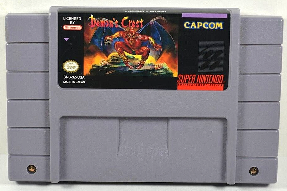 Demon's Crest (Super Nintendo) SNES - Authentic Working W/ Protector ...