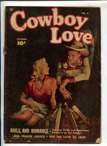 Cowboy Love #4 1949 - Fawcett -VG - Comic Book | eBay