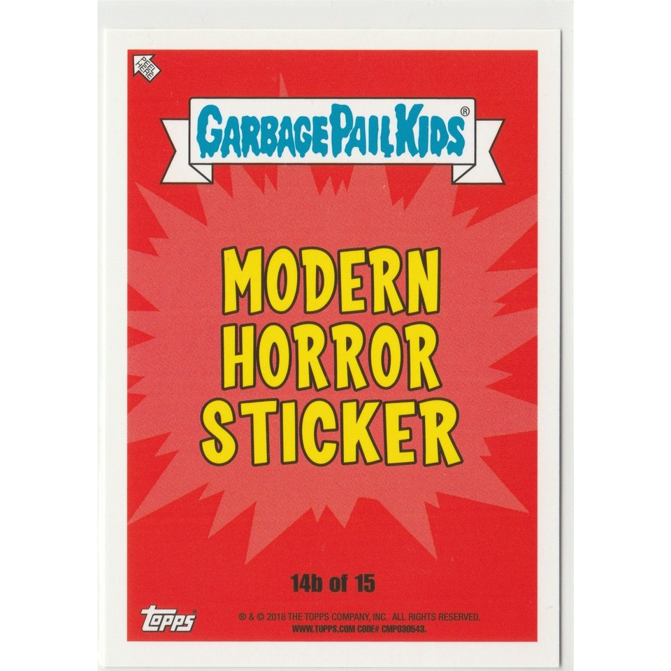 Hollow Dean #14b Garbage Pail Kids GPK Halloween Michael Myers Bruised ...