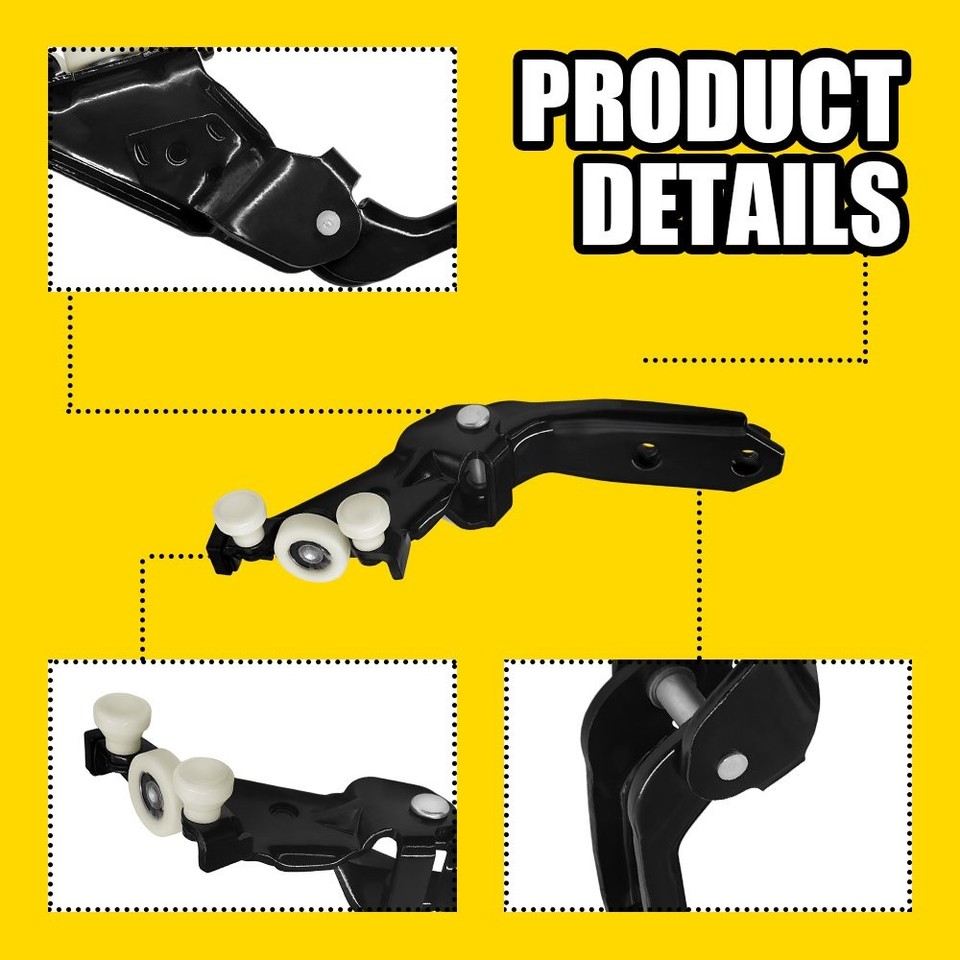 LH Passenger Side Centre Sliding Door Roller Guide Hinge For VW Caddy ...