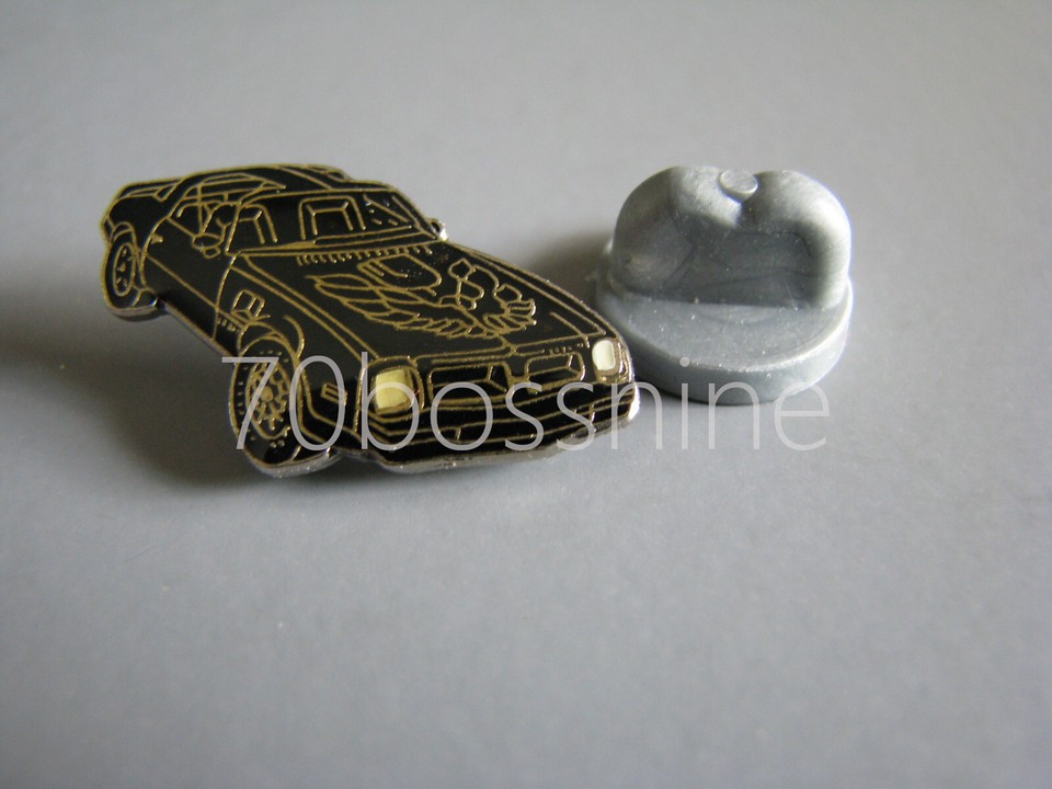 PONTIAC TRANS AM BLACK FRONT HOOD 1" BUBBLE TYPE AUTOMOTIVE HAT PIN ...