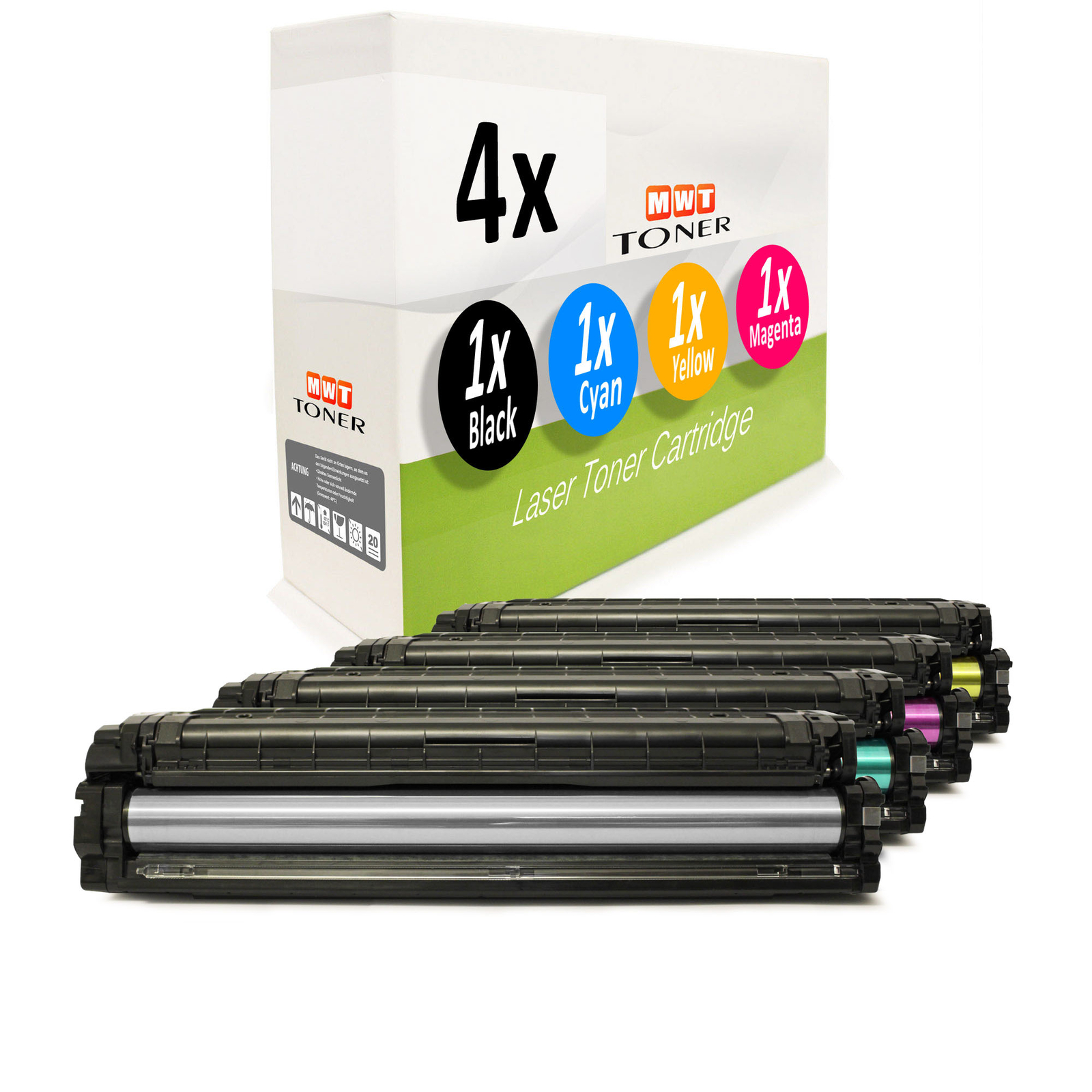 4x Toner for Samsung CLX-6260-FD CLP-680-ND CLP-680-DW CLX-6260-ND CLX ...