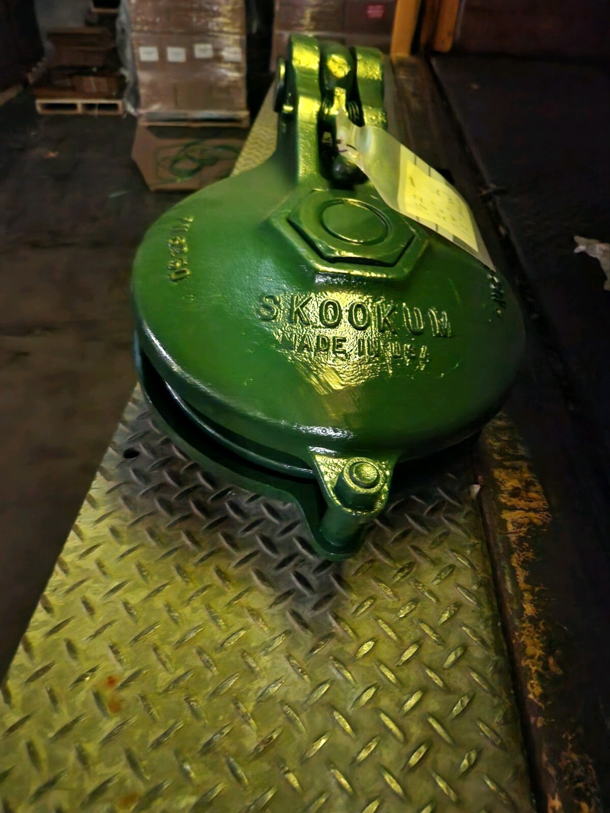 Lot of 2, Skookum 6250 Tackle Blocks 180,000 lbs. 90 Ton Snatch Block ...