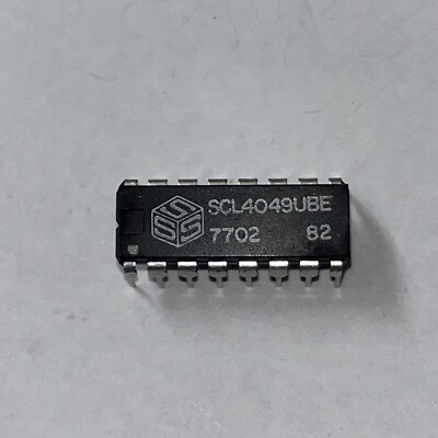 SSS SCL4049UBE Inverter, 4000/14000/40000 Series, 6-Func, 1-Input, CMOS ...