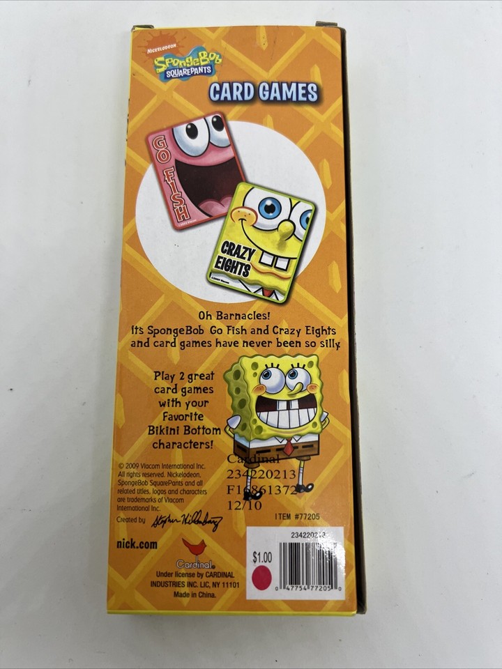 SpongeBob Card Games | eBay