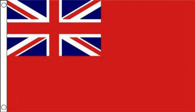 RED ENSIGN FLAG 5' x 3' Merchant Navy Day 3rd September Red Duster ...