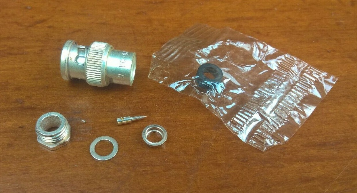 1 x DAGE UG-88/U BNC MALE CONNECTOR FOR RG58 CLAMP-ON - NOS UNUSED | eBay