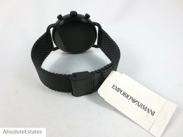 Emporio Armani Ar11264 Men's Watch Black 43mm Stainless Steel for sale ...