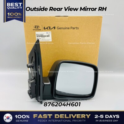 Genuine Hyundai H1 Outside Rear View Mirror RH 876204H601 | OE | Rear ...