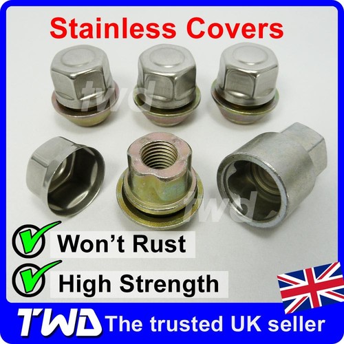 4x ALLOY WHEEL LOCKING NUTS WITH CAPTIVE WASHERS - FORDS (M12X1.5 ...