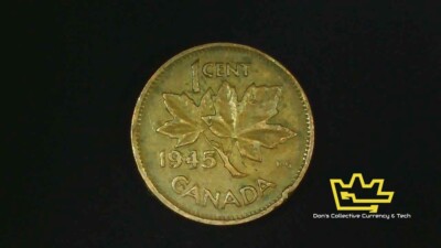 1945 Canada 1 Cent Maple Leaf Penny - George VI - Circulated | eBay