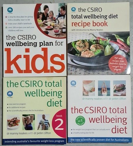 The CSIRO Total Wellbeing Diet Books, 1 & 2, Recipes and Kids | eBay