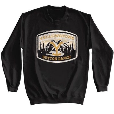 Yellowstone Vintage Dutton Ranch Patch Black Sweatshirt | eBay