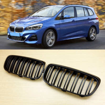 Matte Black M Type 2-Series Fit BMW F45 F46 Front Grille 2014-2017 ...