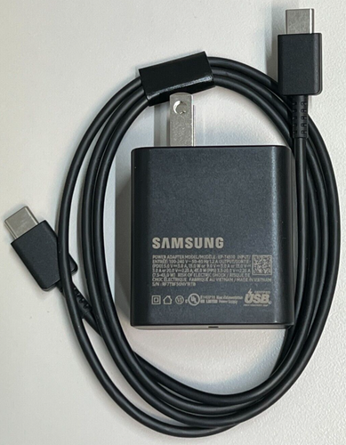 Samsung 45W USB-C Power Adapter Super-Fast with Cable Black ...