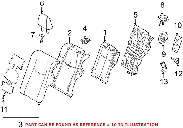 Genuine Toyota Lock Bezel 72668-0R020-C0 for sale online | eBay